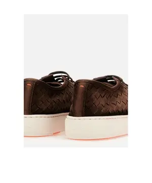 Santoni Woven Low-top Sneakers