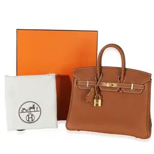 Hermès Gold Togo Birkin 25 Ghw