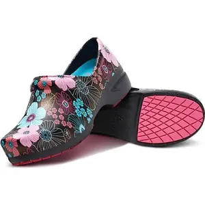 ANYWEAR Sr Angel Nursing Clogs - Garden Flutter