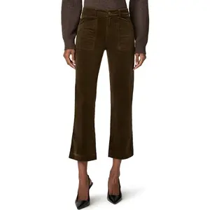 Paige Quincy High Waist Ankle Casual Pants - Fern
