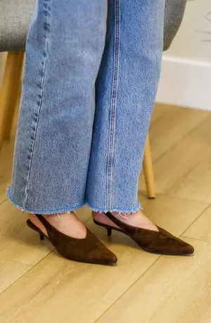 Seychelles All Day Long Slingback Pump - Dark Brown