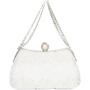 LAUREN LORRAINE Sonya Clutch - Silver