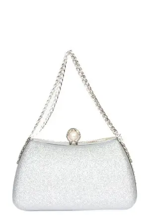LAUREN LORRAINE Sonya Clutch - Silver