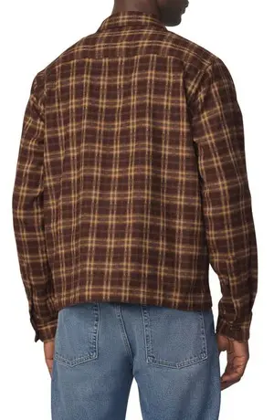 Joe's Jeans Plaid Double Flap Pocket Button-up Shirt