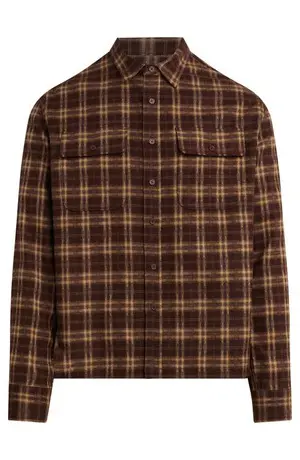 Joe's Jeans Plaid Double Flap Pocket Button-up Shirt