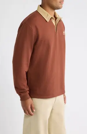 RHYTHM Heritage Bloom Cotton Rugby Polo