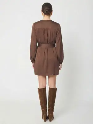 GILNER FARRAR Flora Dress - Brown
