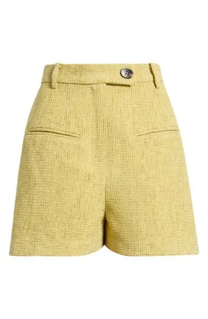 Oddmuse High Waist Tweed Shorts