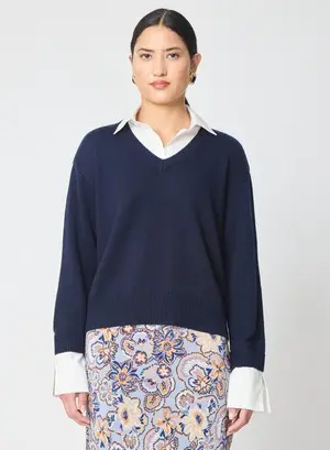 GILNER FARRAR Celina Top - Navy