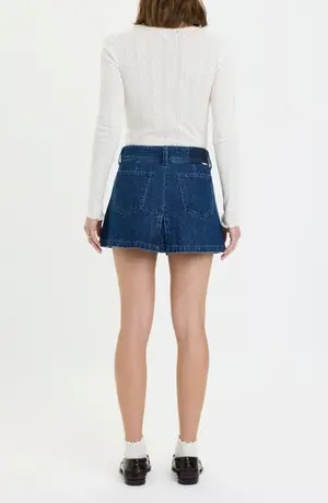 DAZE High Tide Denim Miniskirt