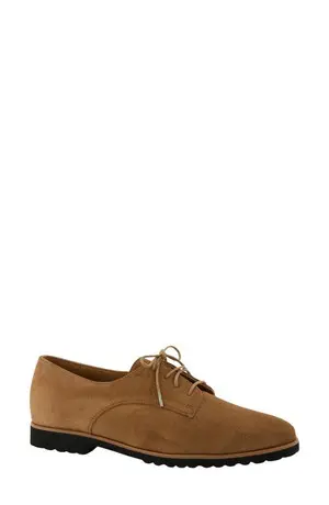 Paul Green Frankie Leather Oxford - Nut Suede