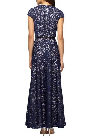 Alex Evenings Embroidered Gown