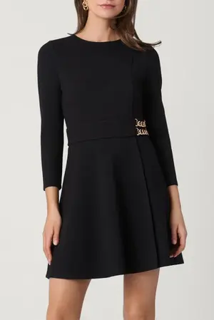 Shoshanna Hardware Ponte Rachel Dress - Jet