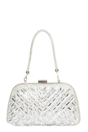 LAUREN LORRAINE Luna Clutch - Silver
