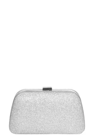 LAUREN LORRAINE Luna Clutch - Silver