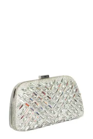 LAUREN LORRAINE Luna Clutch - Silver