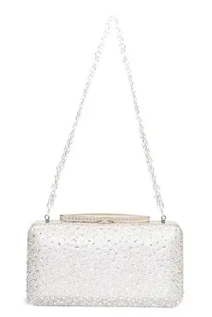 LAUREN LORRAINE Lizo Clutch - Silver