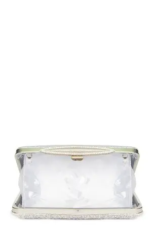 LAUREN LORRAINE Lizo Clutch - Silver