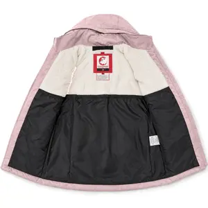 CANADA WEATHER GEAR Faux Fur Hood Bubble Puffer Coat - Blush