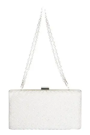 LAUREN LORRAINE Mimi Clutch - Silver