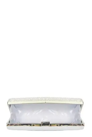 LAUREN LORRAINE Mimi Clutch - Silver