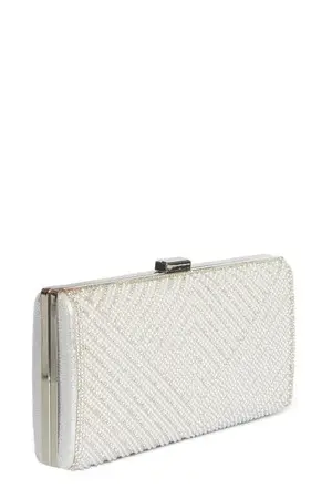 LAUREN LORRAINE Mimi Clutch - Silver