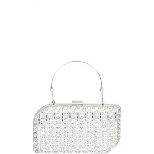 LAUREN LORRAINE Siam Clutch - Silver