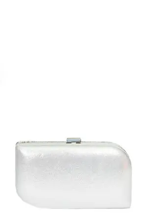 LAUREN LORRAINE Siam Clutch - Silver