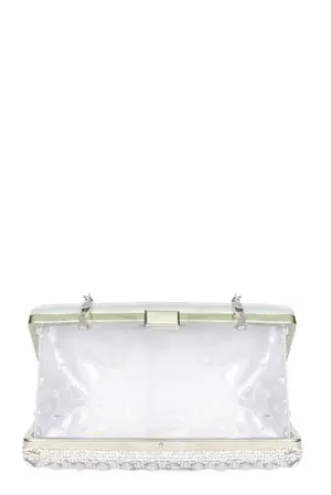 LAUREN LORRAINE Siam Clutch - Silver
