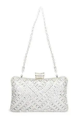 LAUREN LORRAINE Addy Clutch - Silver