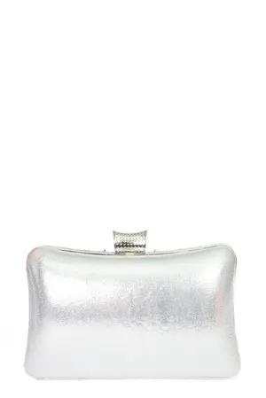 LAUREN LORRAINE Addy Clutch - Silver