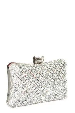 LAUREN LORRAINE Addy Clutch - Silver