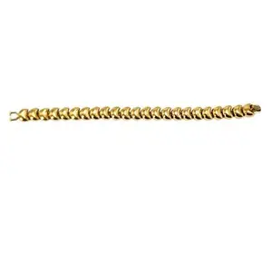 MADISON BEVERLY HILLS Vintage 1980s Tone Crescent Link Bracelet