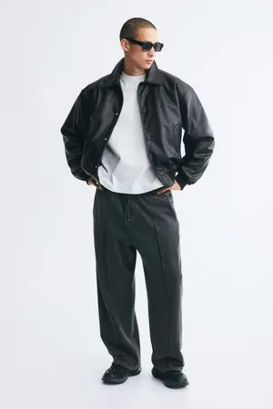 H&M Coated Baseball Jacket