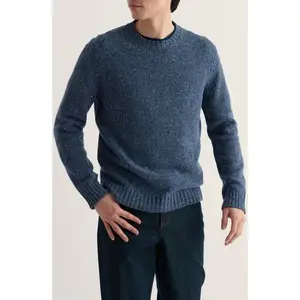 SEASALT CORNWALL Trowan Merino Wool Blend Sweater - Squall
