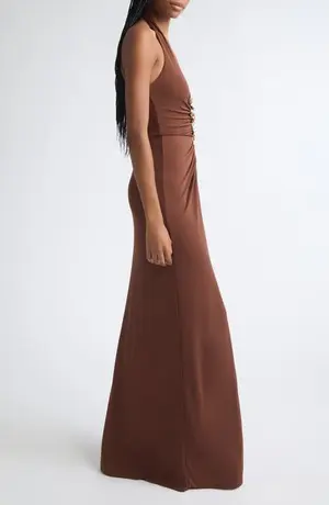 Cinq À Sept Kessan Halter Neck Gown
