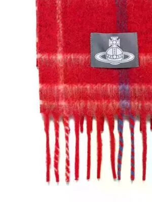 VIVIENNE WESTWOOD Orb-patch Check Scarf
