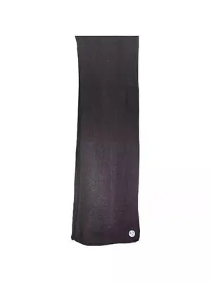 NORTH SAILS Ribbed-knit Cotton Scarf - Black