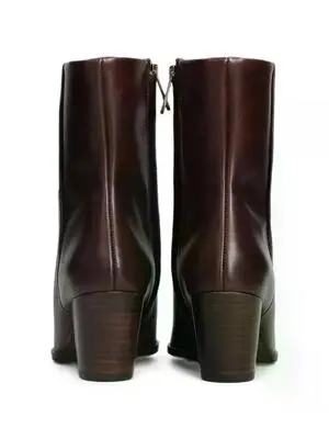 PEDRO MIRALLES Pointed-toe Leather Ankle Boots