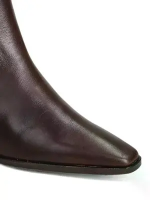 PEDRO MIRALLES Pointed-toe Leather Ankle Boots