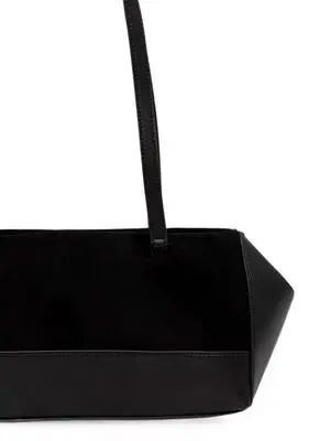 Karl Lagerfeld Suede-panel Leather Shoulder Bag