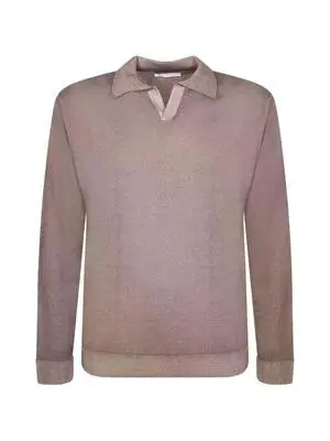 DANIELE FIESOLI Polo-collar Sweater - Brown