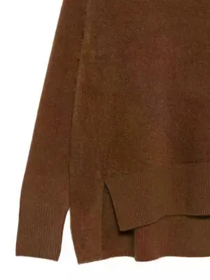 C.T.PLAGE Roll-neck Side-slit Sweater