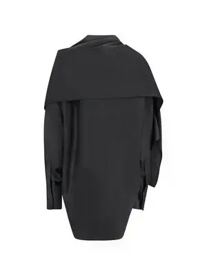 DARKPARK Georgia Detachable Scarf Wool Shirt