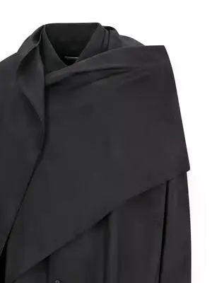 DARKPARK Georgia Detachable Scarf Wool Shirt