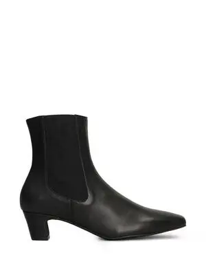 PEDRO MIRALLES Elasticated Side-panel Ankle Boots - Black