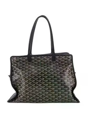 Goyard Hardy Pet Carrier Coated Canvas Pm Tote Bag - Black