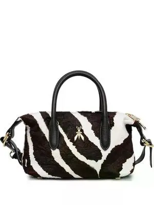 Patrizia Pepe Zebra-print Fly Tote Bag