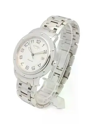 Hermès 2010s Clipper Classic 39mm Watch - Neutrals