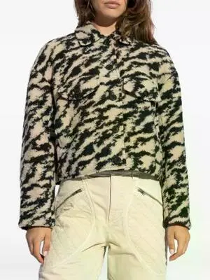 Isabel Marant Étoile Abstract-pattern Cropped Jacket